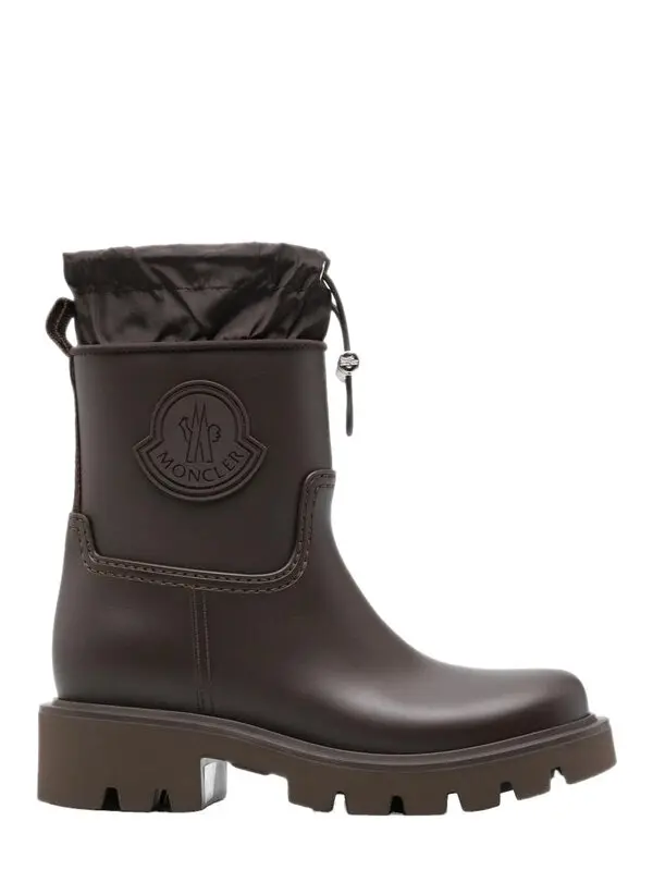 Moncler Kickstream Rain Boots - Red