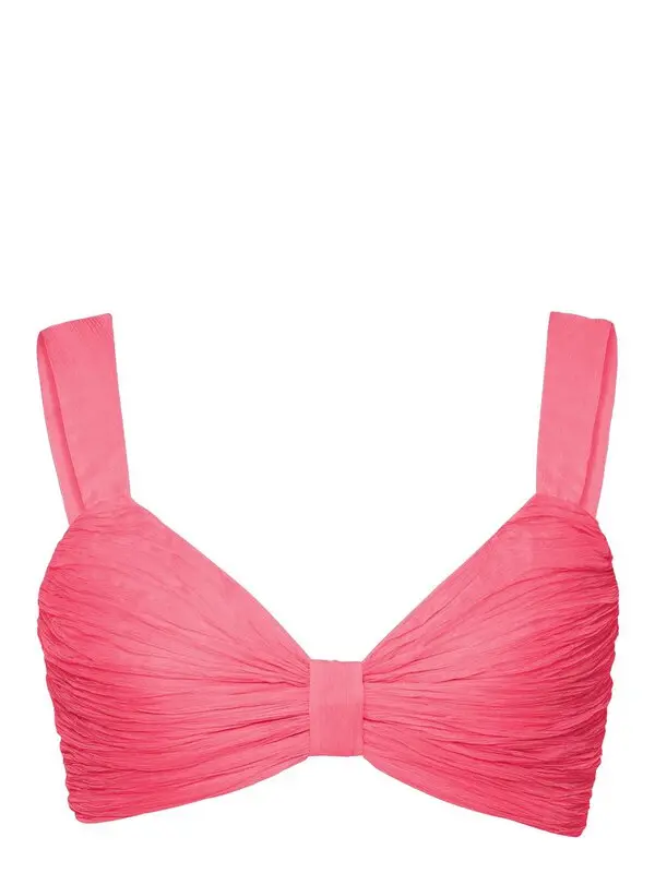 ANSE VICTORIN Lucy Silk Top - Pink