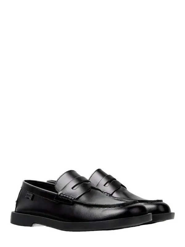 Camper Don Leather Loafers - Black