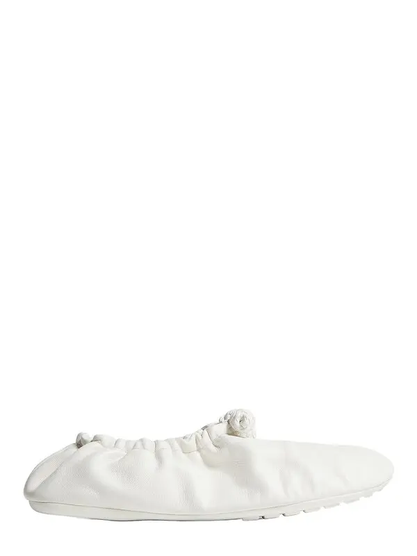 Bottega Veneta Fantasmina Ballerina - Alabaster
