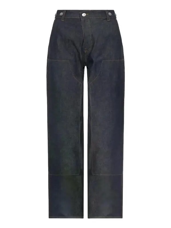 Victoria Beckham Multi-pocket Straight-leg Jeans - Blue