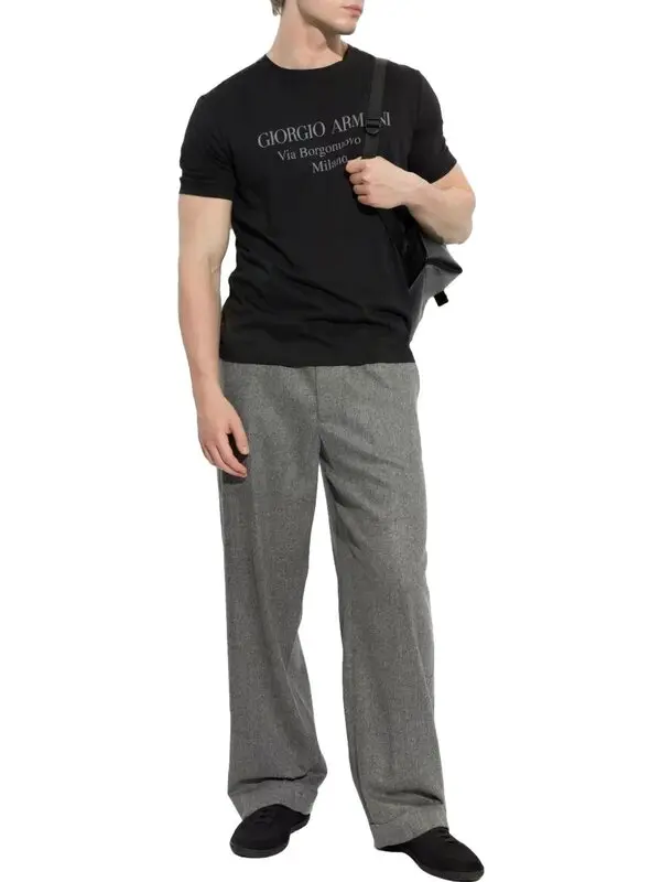 Giorgio Armani Cotton T-shirt - Black