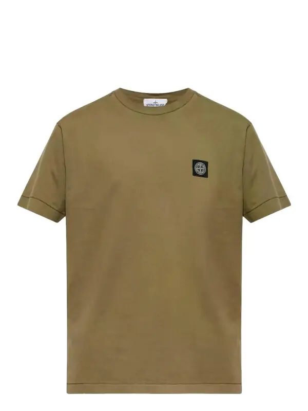 Stone Island Logo-patch T-shirt - Green