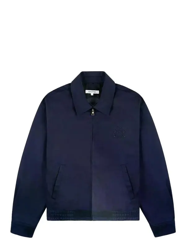 SPORTY & RICH Ny Crest Prep Jacket - Blue