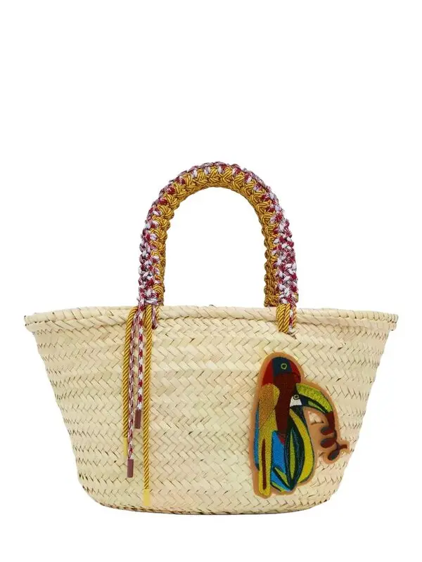 ALEMAIS Toucan Tango Macramé Shoulder Bag - Neutrals
