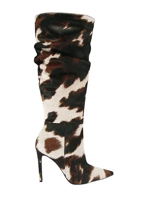Carvela Eterno Printed Faux-leather Heeled Knee-high Boots - Mult/other