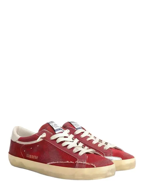 GOLDEN GOOSE Super-star Suede Sneakers - Red