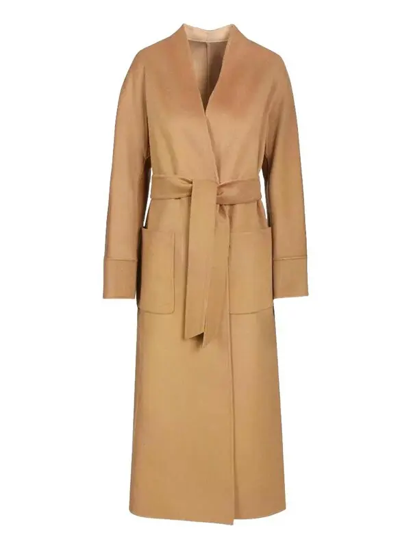 Max Mara Reversible Belted Coat - Neutrals