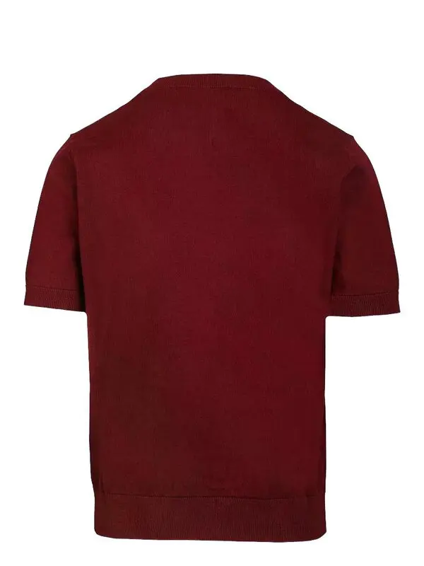 Max Mara Ribbed-trim Short-sleeve T-shirt - Red