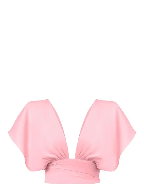 SANCTUMUM Amber Top In Washed Rose - Pink