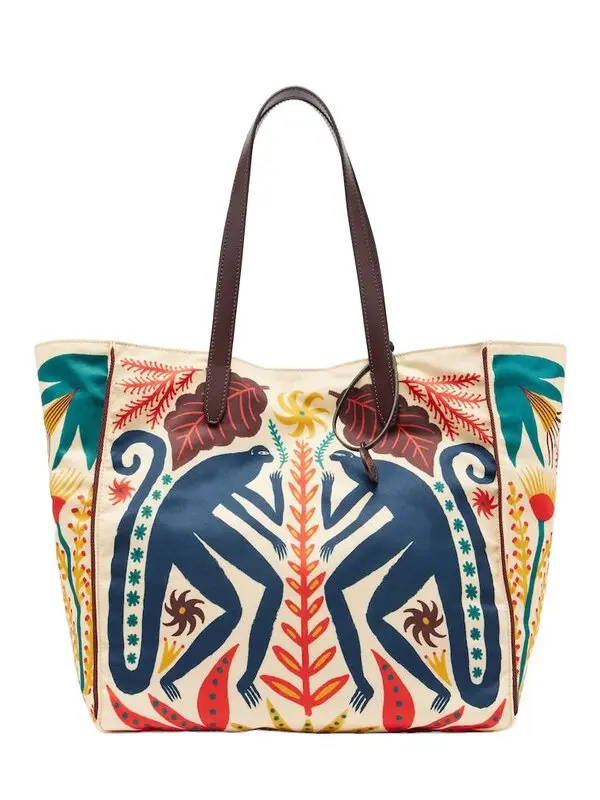 Etro Tabby Large Printed Tote Bag - Multicoloured