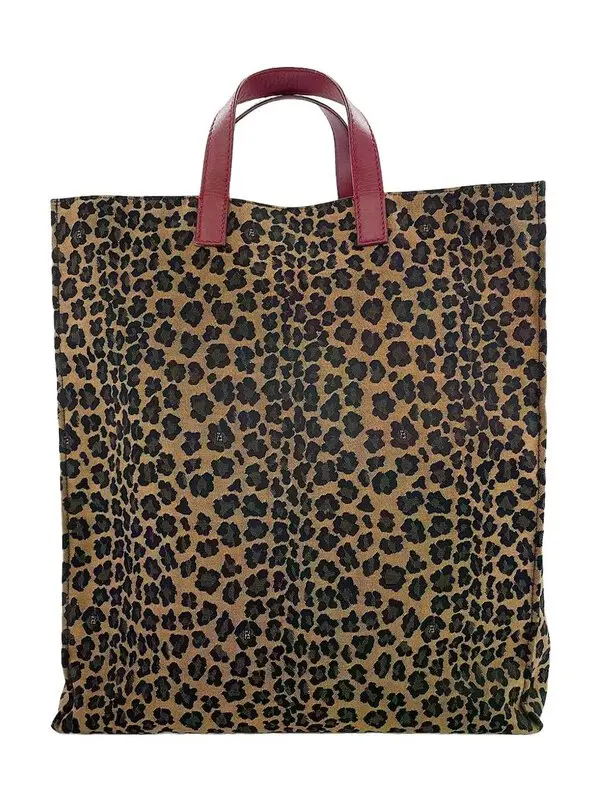 Fendi 2000s Leopard-print Tote Bag - Neutrals