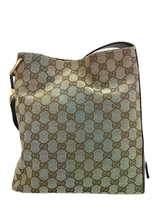 Gucci 1990 Gg Canvas Shoulder Bag - Neutrals