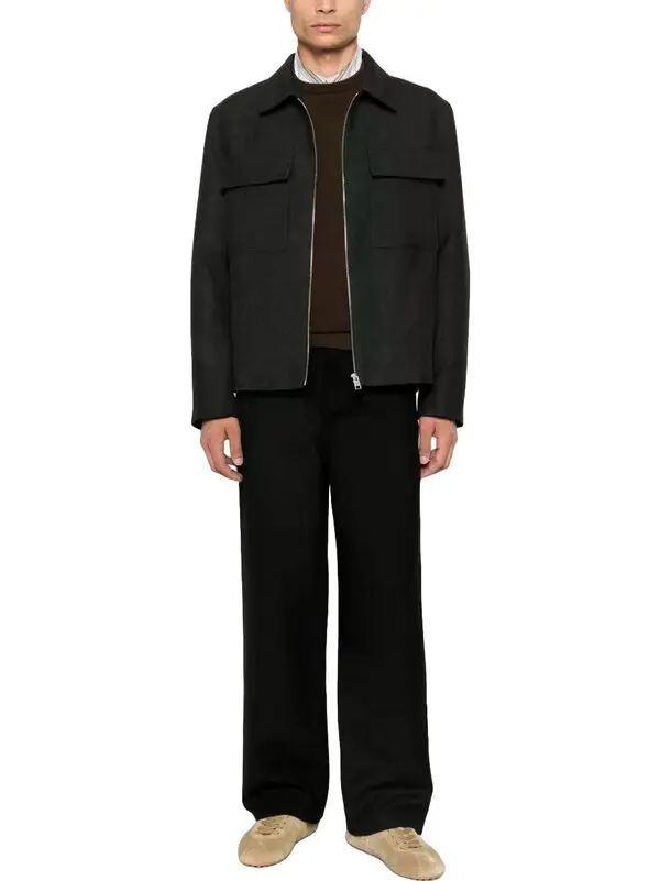 Sandro Belt-loop Pocket Trousers - Black