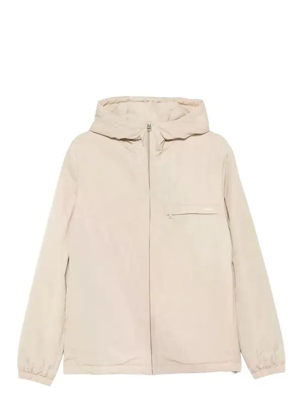 Sandro Logo-detail Zip-up Jacket - Neutrals