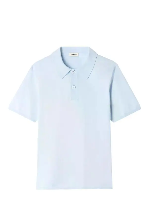 Sandro Short-sleeve Polo Shirt - Blue