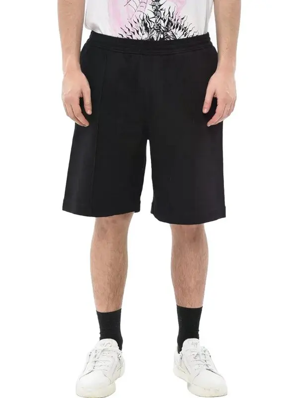Givenchy Pleated Elasticated-waist Shorts - Black