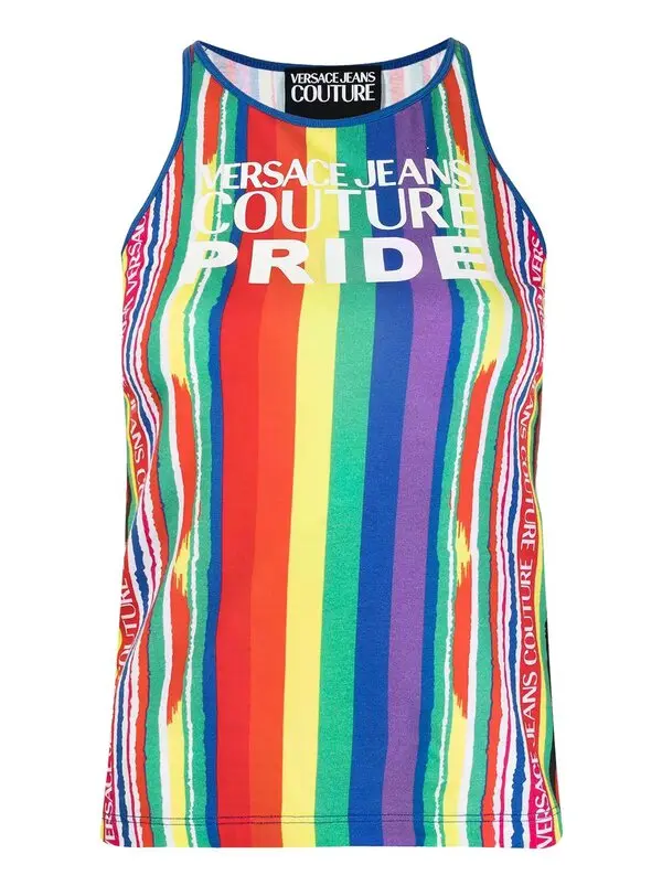 Versace Pride Project-print Vest Top - Multicolour