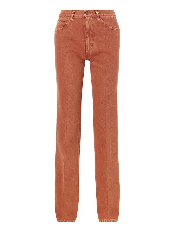 Chloé High-rise Straight-leg Jeans - Brown