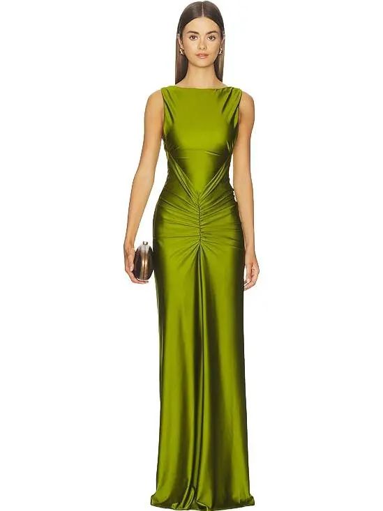 Nbd Shilpa Gown In . Also - Olive