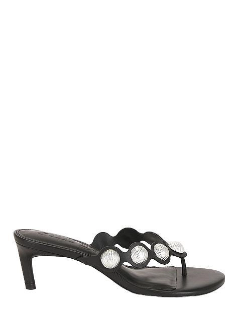 Cult Gaia Anora Sandal In . Also - Black