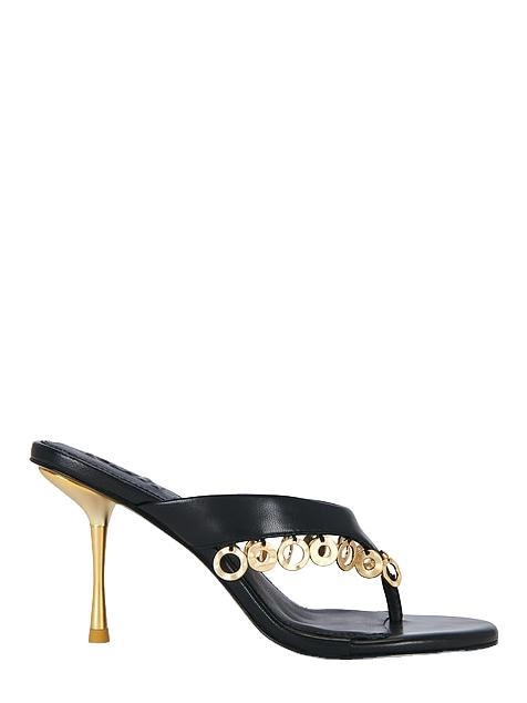 Cult Gaia Stella Embellished Sandal In . Also - Black