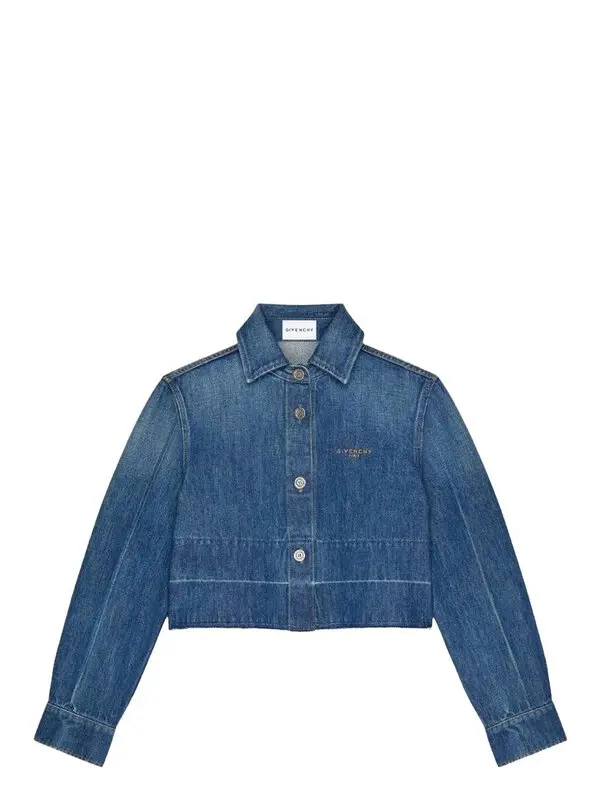 Givenchy Denim Cotton Jacket - Blue