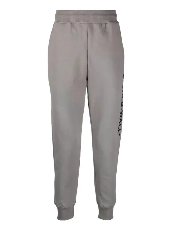 A-COLD-WALL* Logo-print Cotton Track Pants - Grey