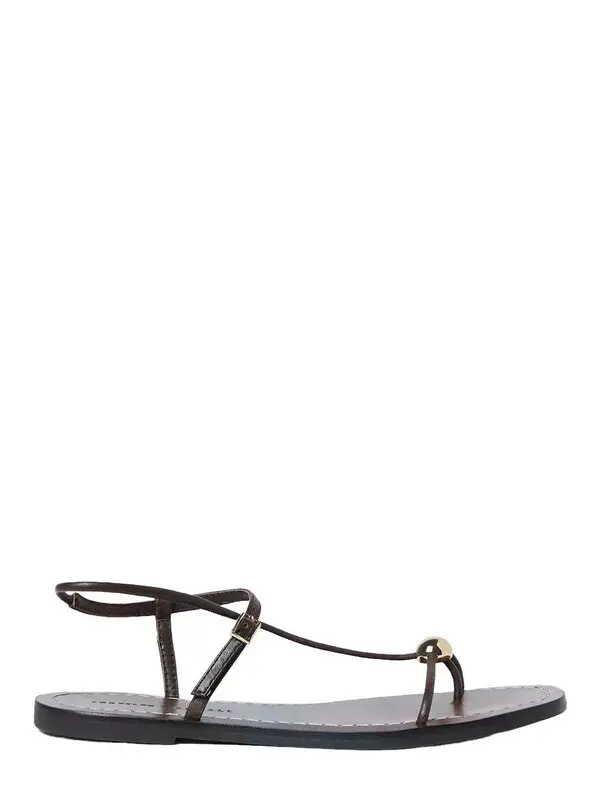 LOEFFLER RANDALL Lara Ornamented Strappy Sandals - Brown