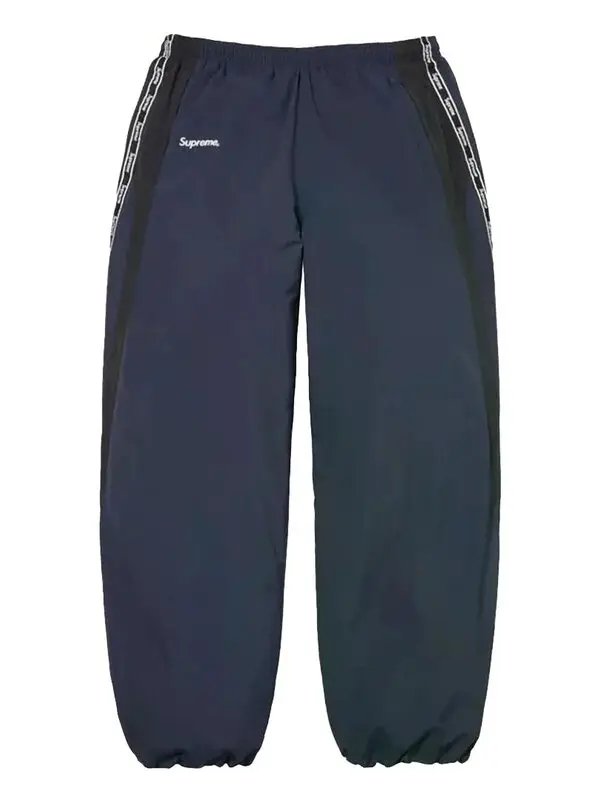 Supreme Logo-tape Track Pants - Blue