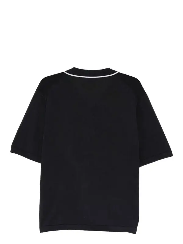 Aspesi Camp-collar Knitted Shirt - Blue