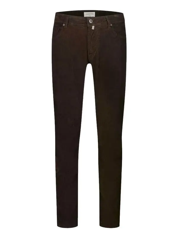 Jacob Cohen Corduroy Slim-fit Trousers - Brown