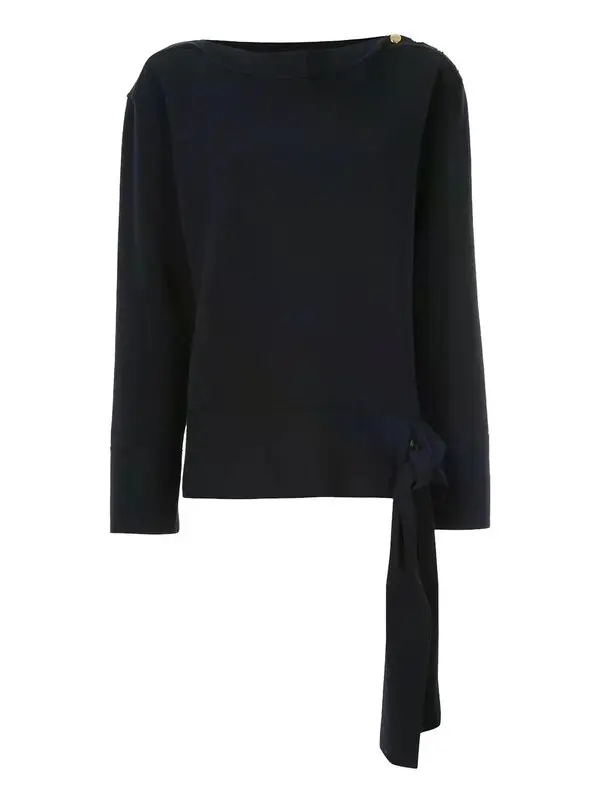 Stella McCartney Boat Neck Button Jumper - Blue