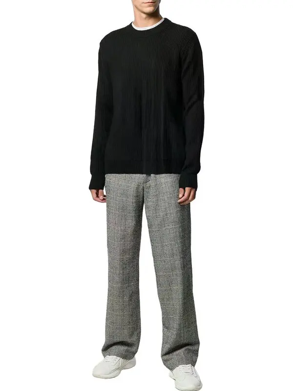 ROBERTO COLLINA Knitted Sweatshirt - Black