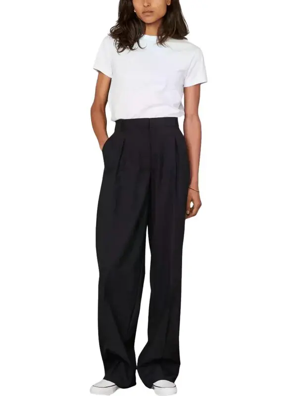 Officine Générale Pleated Trousers - Black