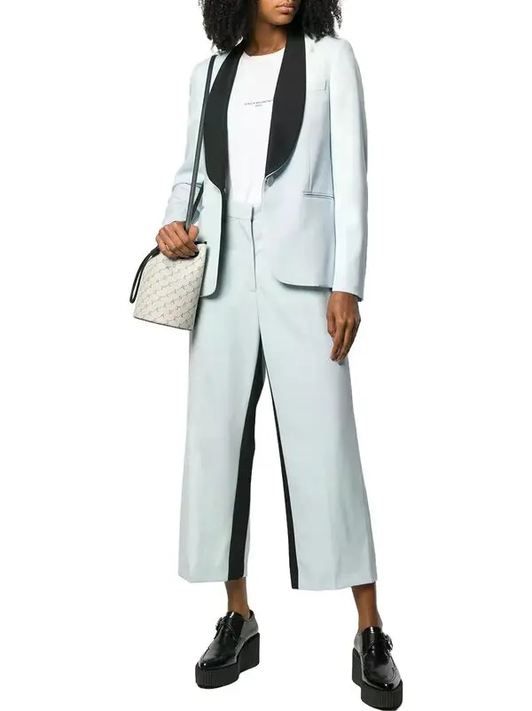 Stella McCartney Tracy Cropped Trousers - Blue