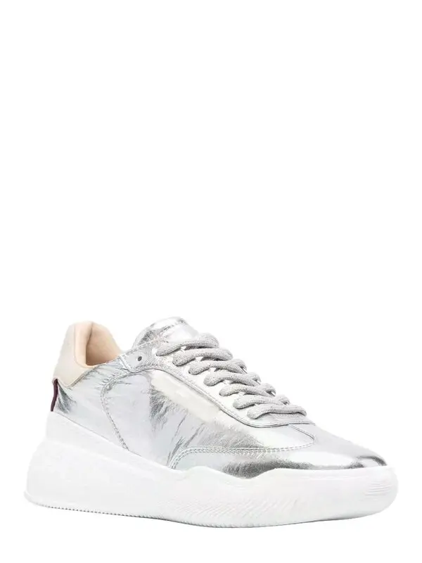 Stella McCartney Loop Metallic Sneakers - Silver