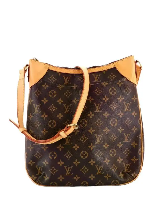 LOUIS VUITTON Odeon Handbag Monogram Canvas Mm Crossbody Bag - Brown