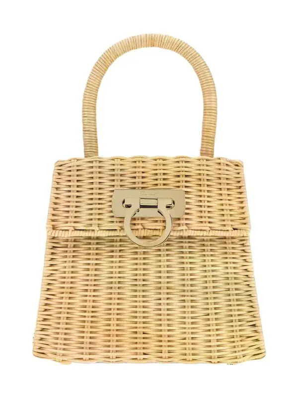FERRAGAMO Magnetic-fastening Tote Bag - Neutrals
