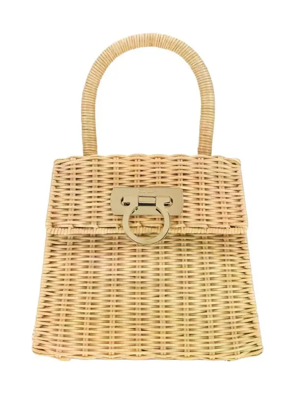 FERRAGAMO Magnetic-fastening Tote Bag - Neutrals