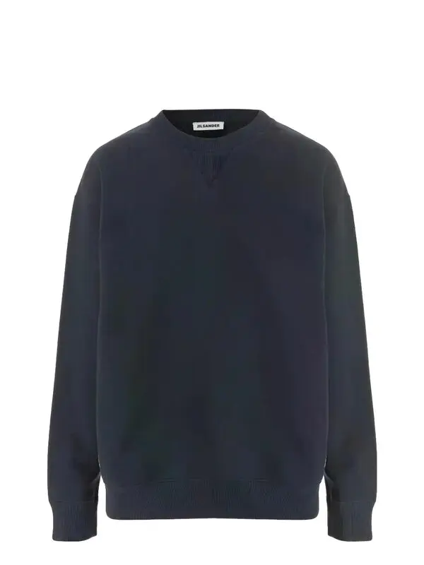 JIL SANDER Logo-print Sweatshirt - Blue