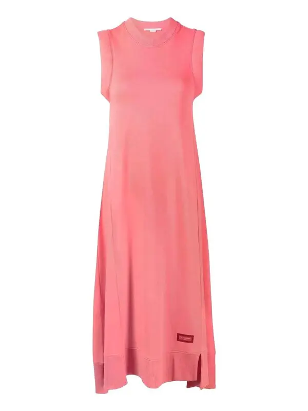 Stella McCartney Logo-patch Detail Tank Dress - Pink