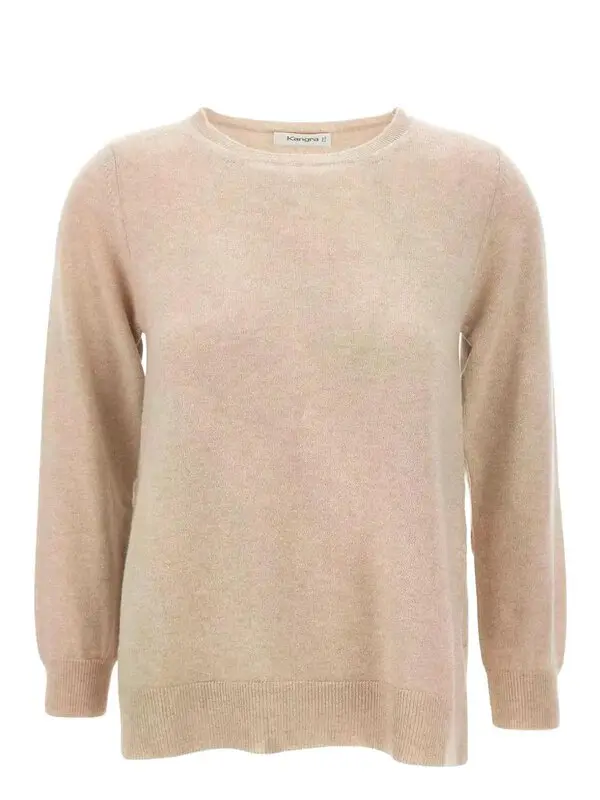 KANGRA Crew-neck Sweater - Neutrals