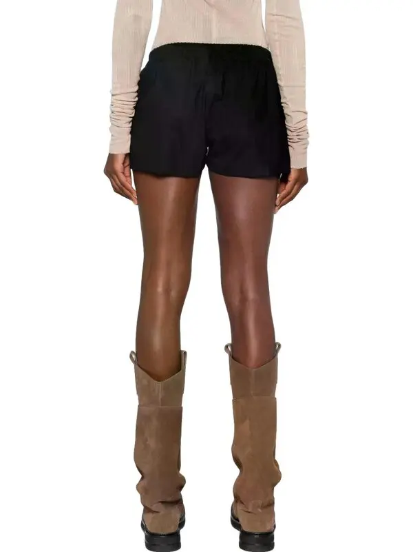 Rick Owens Fog Boxers Drawstring-fastening Shorts - Black