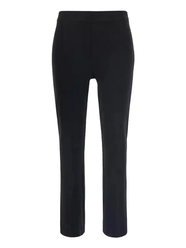 JUCCA Pressed-crease Elasticated-waist Trousers - Black