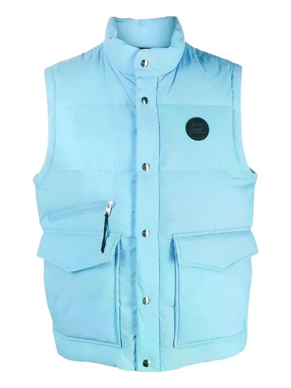 Woolrich Feather Down Gilet - Blue