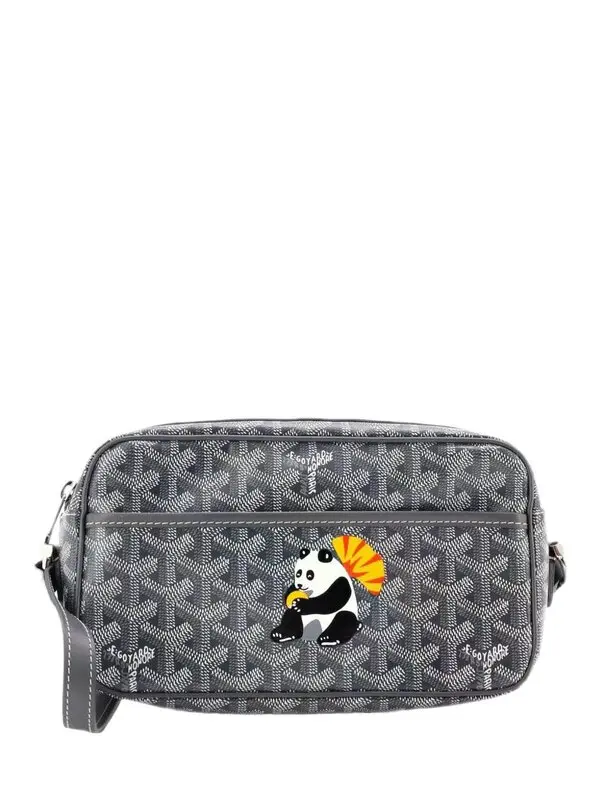 Goyard Cap Vert Bag Printed Coated Canvas Crossbody Bag - Grey