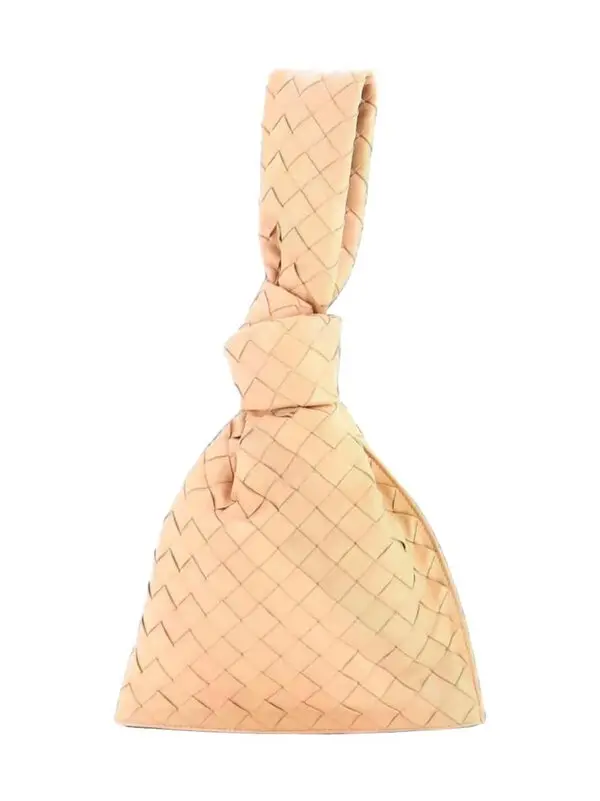 Bottega Veneta Bv Twist Bag Intrecciato Nappa Mini Clutch Bag - Neutrals