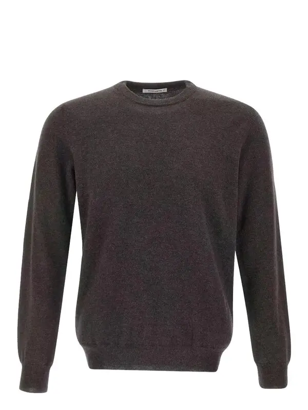 KANGRA Crew-neck Sweater - Brown
