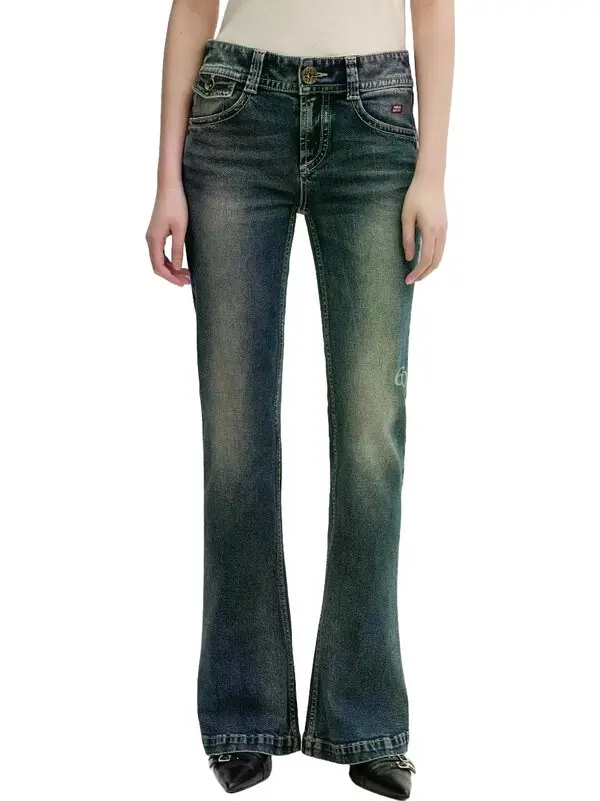 Miss Sixty Mid-rise Flared Jeans - Blue